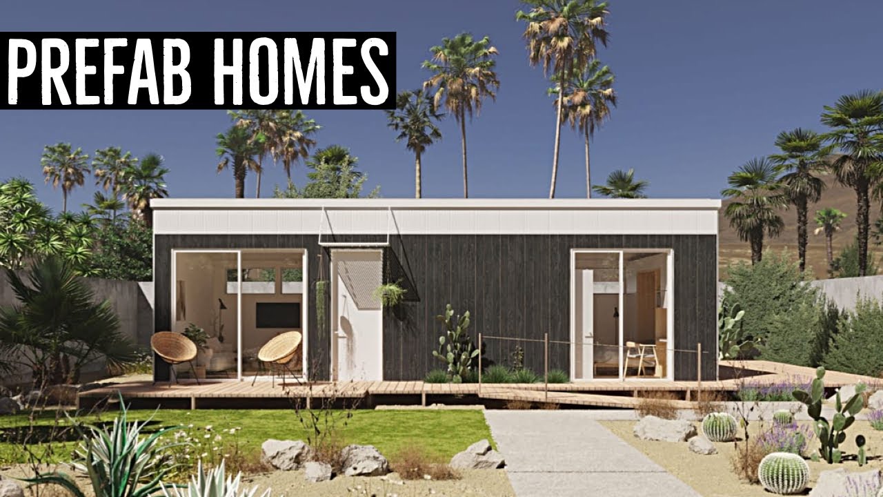 New Modern PREFAB HOMES with Sustainable Features