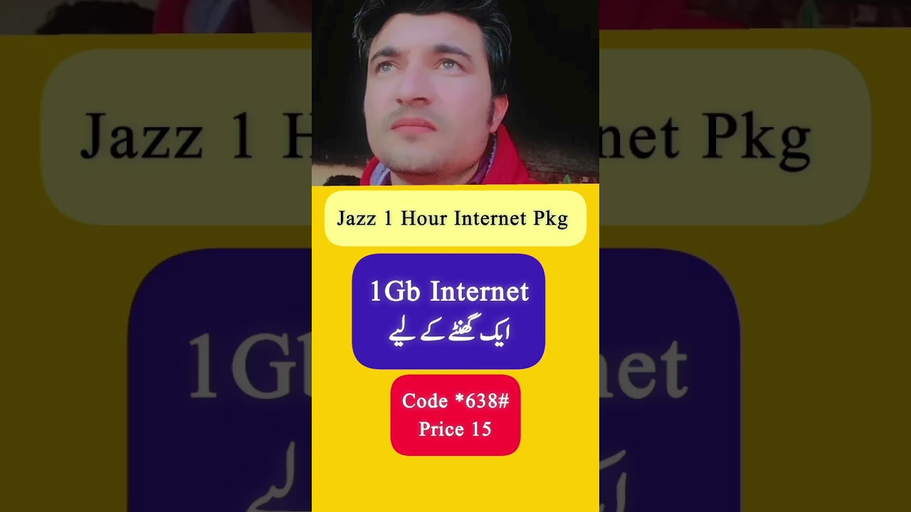 Jazz 1 Hour Internet Pkg 1Gb