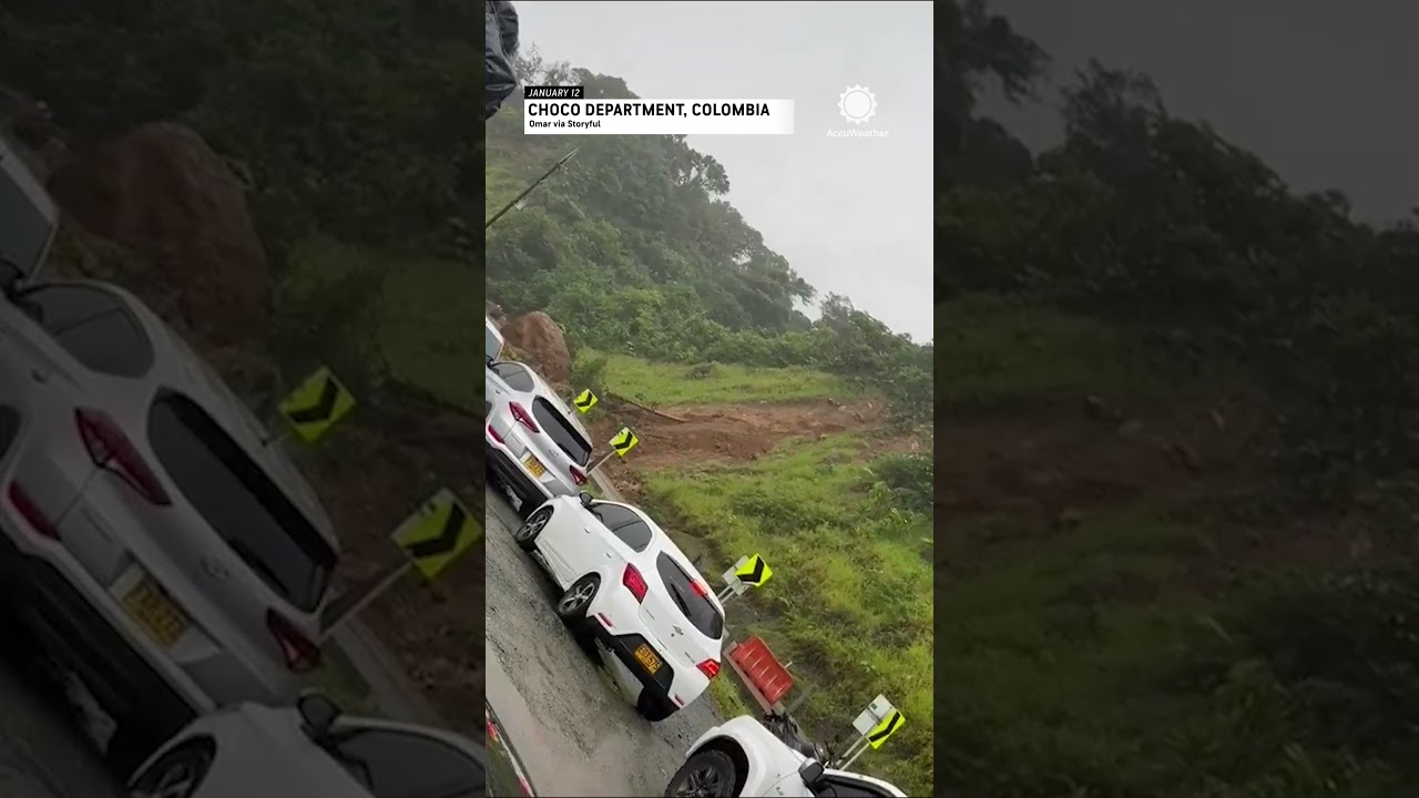Deadly Landslide Buries Cars in Colombia