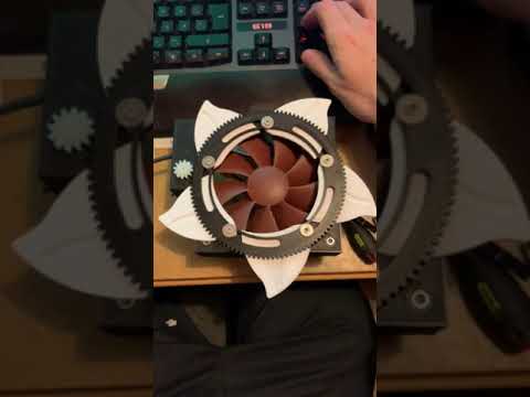 120mm Fan Apenture/Iris Cover by Axaroz - Thingiverse