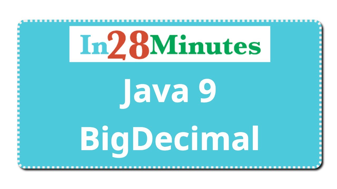 Java BigDecimal Tutorial -  1