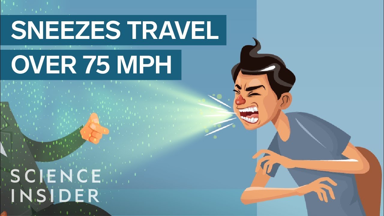 How Contagious Is A Single Sneeze?