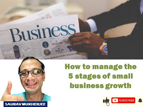How to manage the 5 stages of small business growth