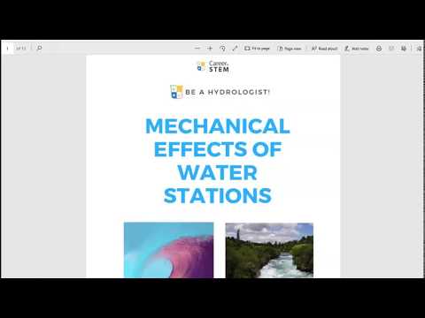 Mechanical Effects of Water on Earth's Surface Lesson (MS-ESS2-4)