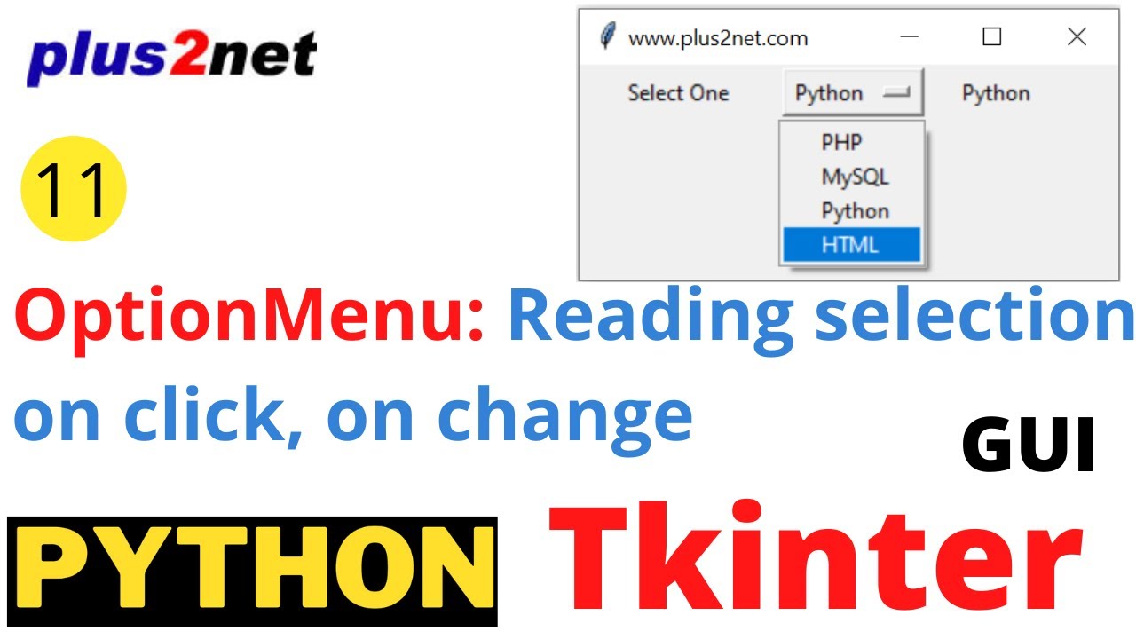 Tkinter OptionMenu reading selected option & updating label on click of button, trace of StringVar