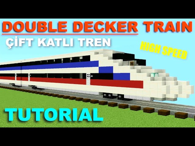 High Speed Double Decker Train Minecraft Map