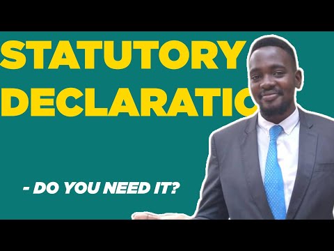 HOW TO VERIFY MISSPELLED NAMES ON YOUR DOCUMENTS . (How Statutory declarations work)