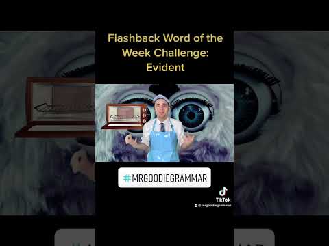 Short Word of the Week 35: Evident