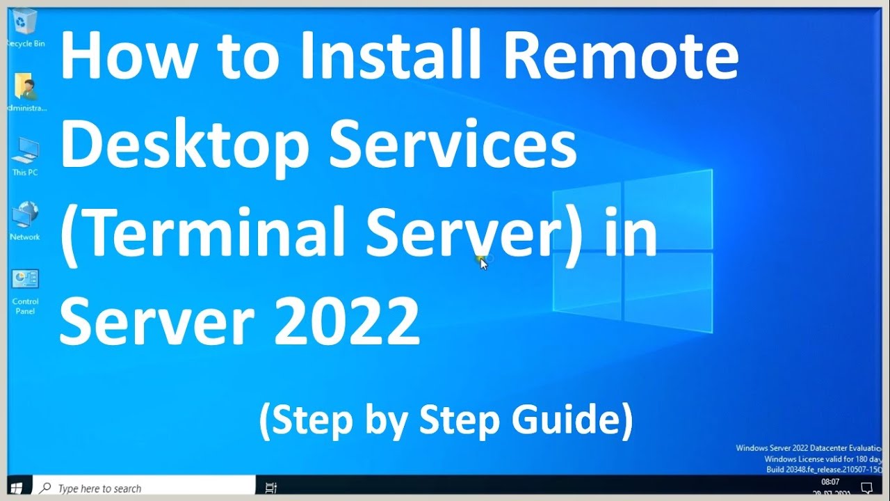 How to Install Remote Desktop Services 