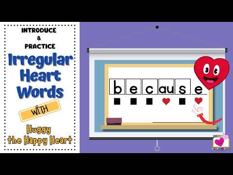 Teaching Sight Word BECAUSE | UFLI Lesson 67 Irregular Heart Word | Learning Sight Word BECAUSE