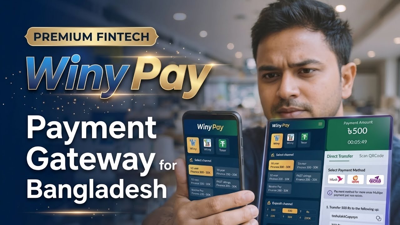 Payment Gateway for Bangladesh 🇧🇩 Winy Pay | BDT, Chinese Payment Provider, Casino Payment Solution