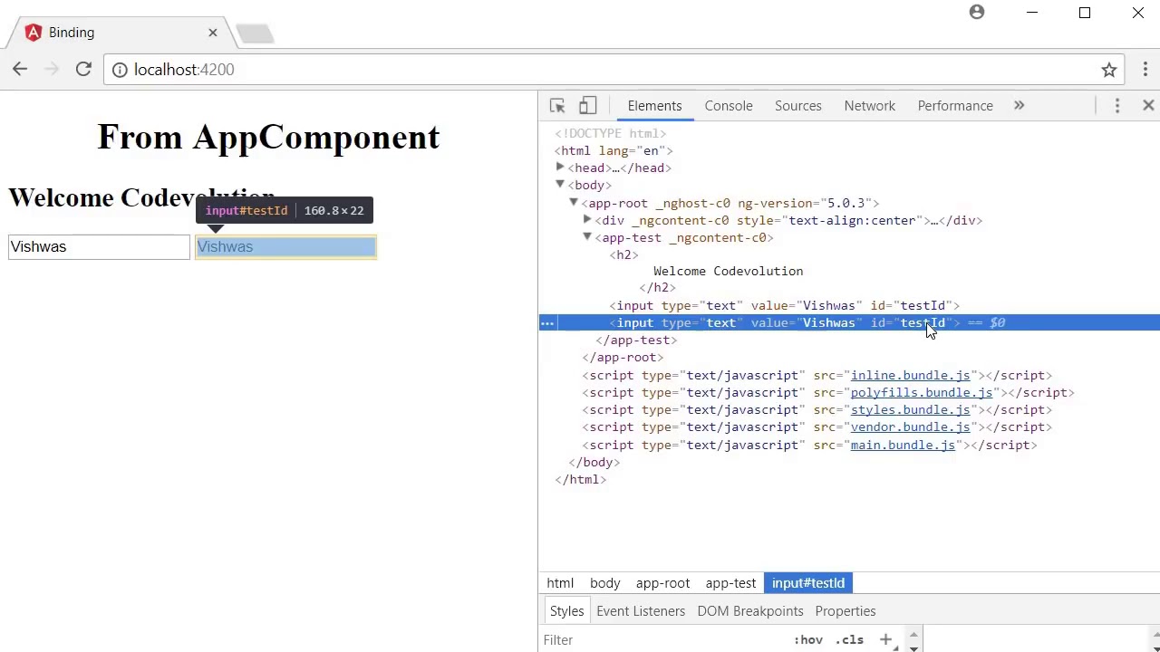 Angular 7 Tutorial - 6 - Property Binding  2019