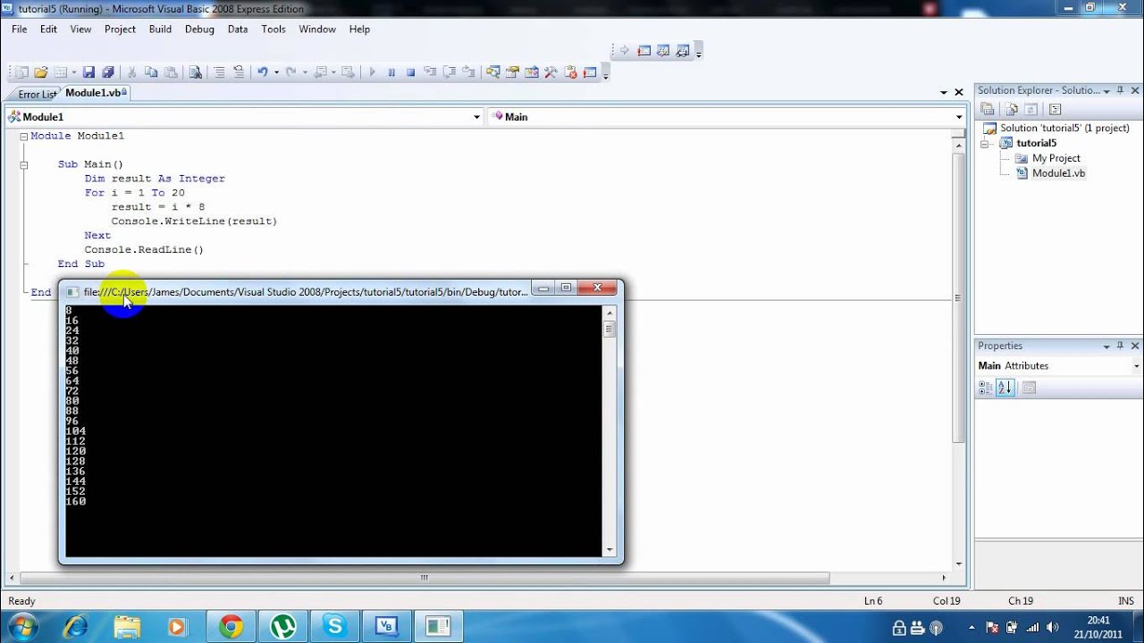 Visual Basic 2008 Tutorial 5 : Counter