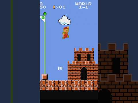 Beyond the Flagpole in Super Mario Bros! 😮