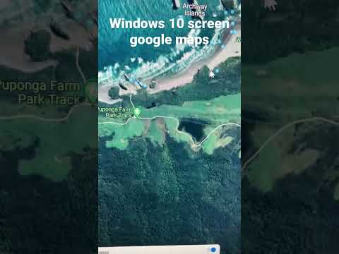 Windows 10 Home Screen google maps