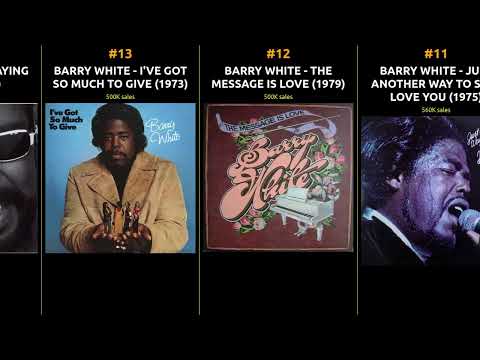 Top-Selling BARRY WHITE Albums: Unforgettable Classics Ranked by Record Sales