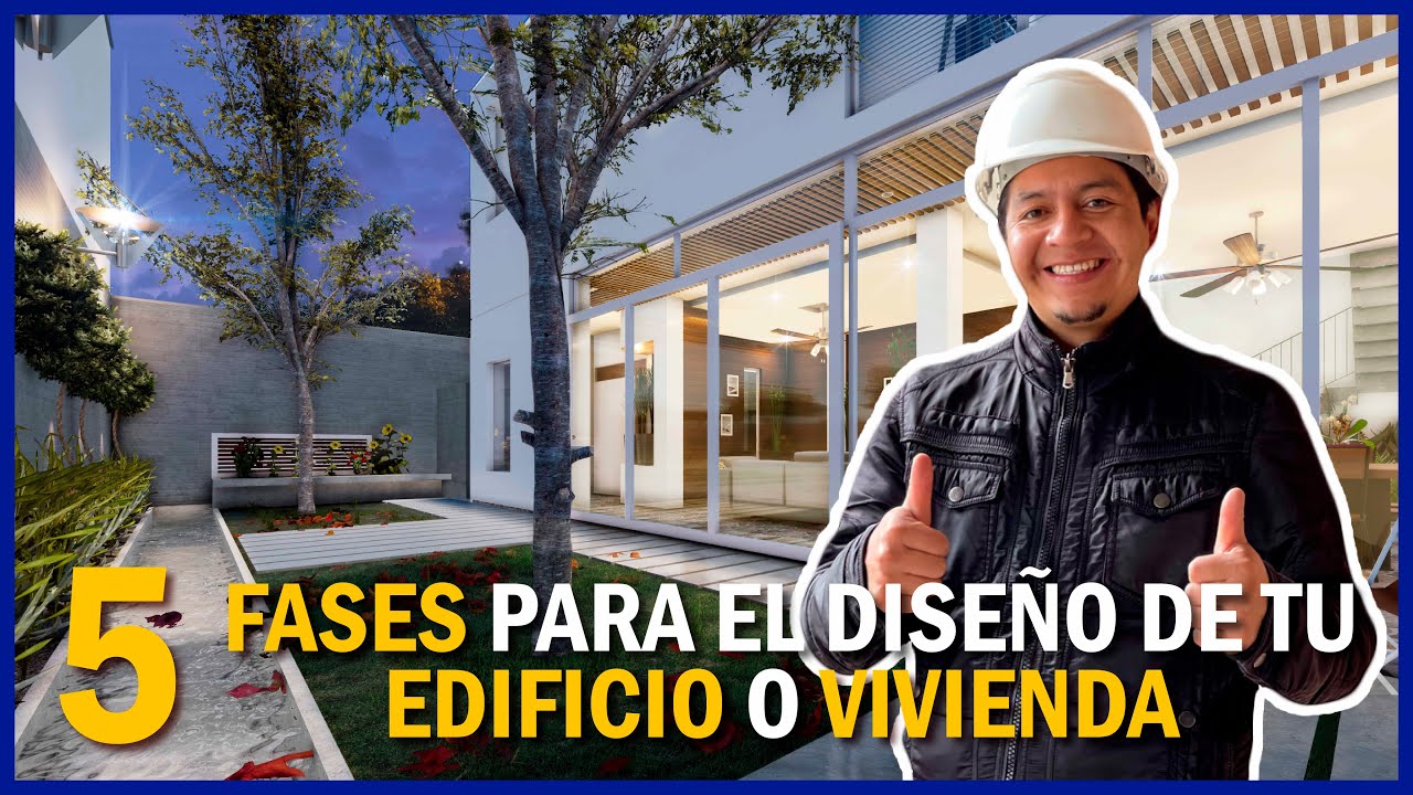 🔴🏡👷🏽 5 FASES para el DISEÑO de tu EDIFICIO o VIVIENDA | Consejos para tus proyectos | Arqui Morocho