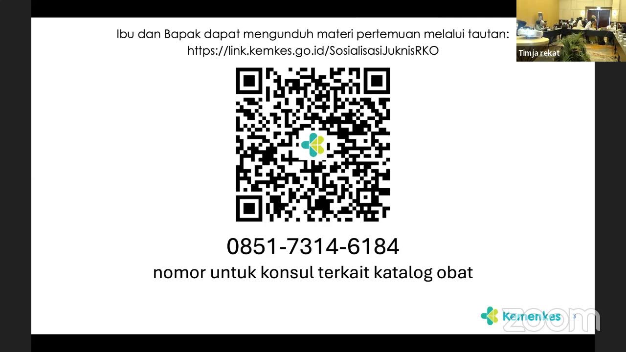 Pertemuan Sosialisasi Petunjuk Teknis Perencanaan Kebutuhan Obat