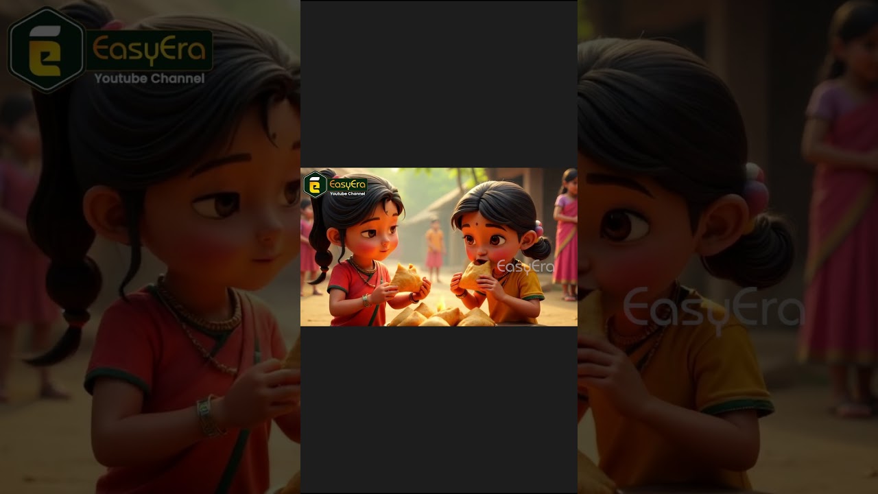 Raju's Magic Samosa - EasyEra youtube channel #animalstories #fairytalesstories  #moralstories