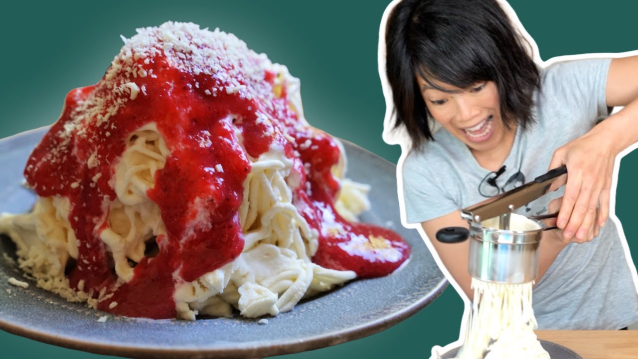 🇩🇪Spaghettieis 🍝 Not Spaghetti Ice Cream Recipe🍦