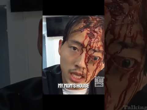 Glenn behind the scenes Negan scene #thewalkingdead #twd #zombies