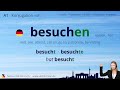 Konjugation "besuchen" - Alle Formen des Verbs, Beispiele, Regeln ...