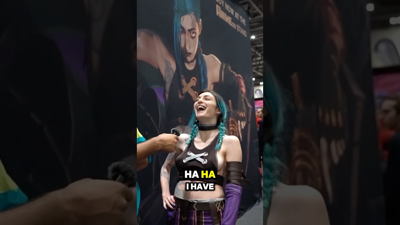 Meet REAL life JINX 👾 #arcane #jinx #gaming