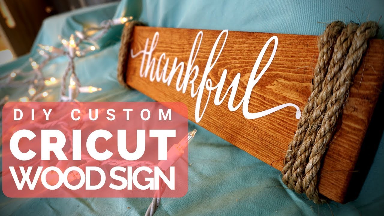 How to Make Wood Signs with a Cricut - Craft Tutorial | ICreateCrafts.com