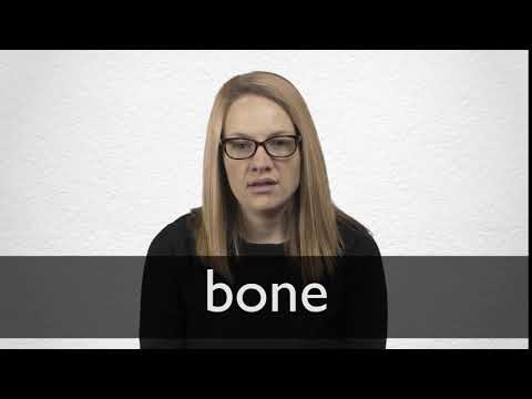 How to pronounce BONE in British English
