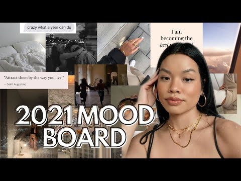 2021 MOODBOARD TUTORIAL! How to make an aesthetic moodboard / wallpaper using Pinterest + Canva