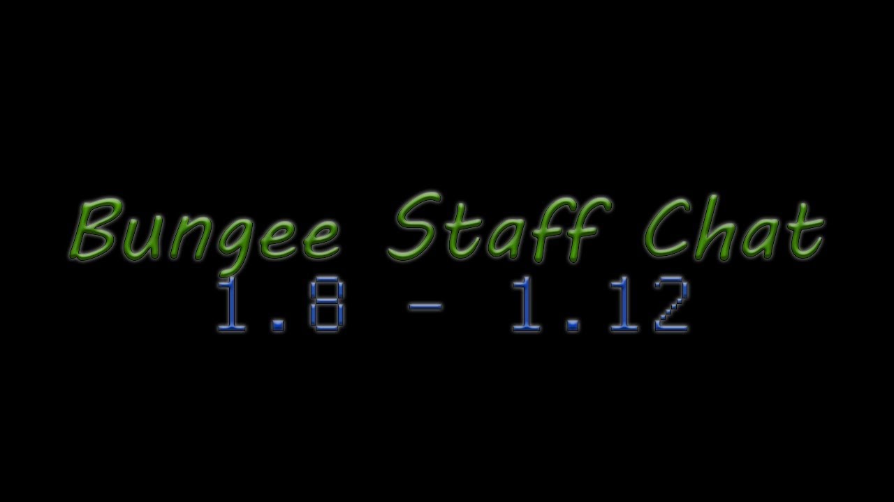 Bungee Staff Chat - Plugin Tutorial/Overview