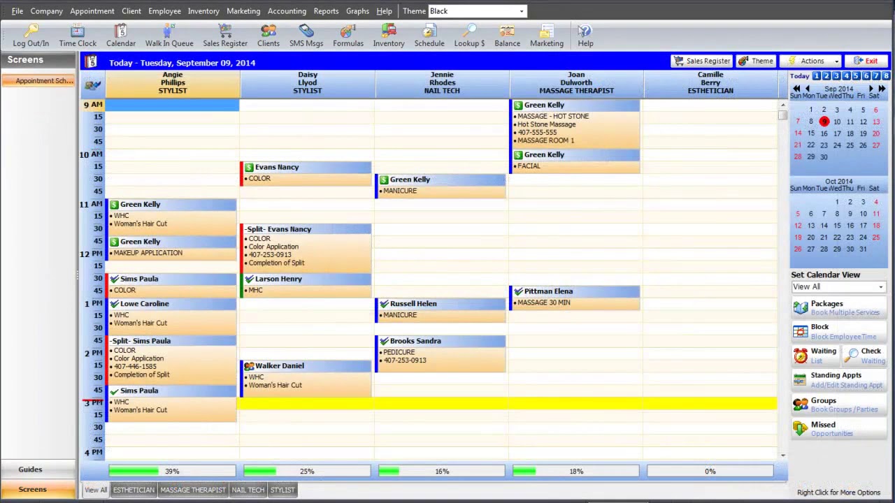 Front Desk Basics   Sales Register in the Envision Software