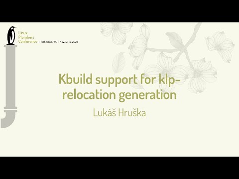 Kbuild support for klprelocation generation - Lukáš Hruška