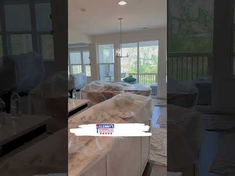 Kitchen Painting. Sherwin Willians lullaby.  Interior painters in charlotte nc