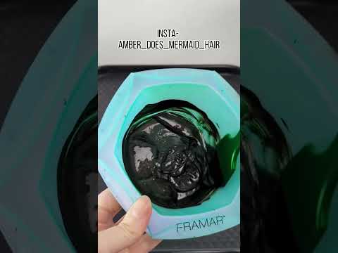 FOREST GREEN/DARK GREEN HAIR COLOUR FORMULA - A TUTORIAL