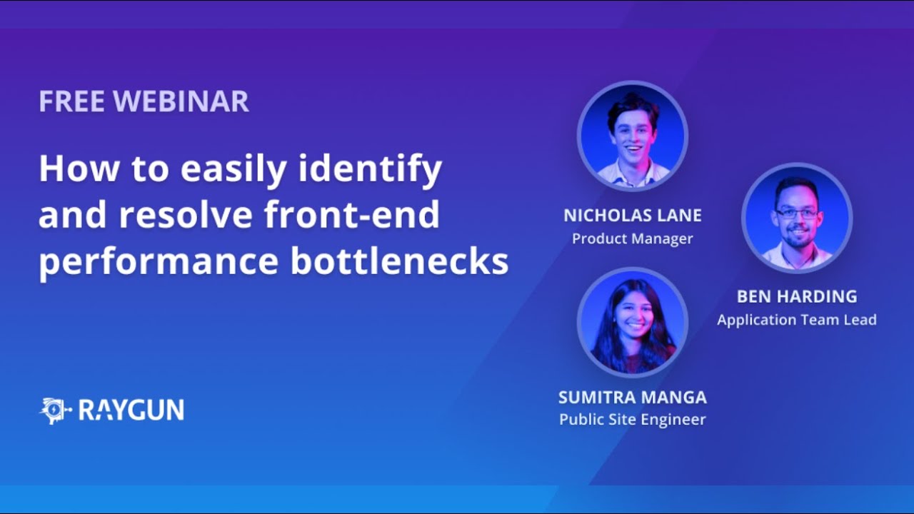 How to easily identify and resolve front-end performance bottlenecks [webinar]