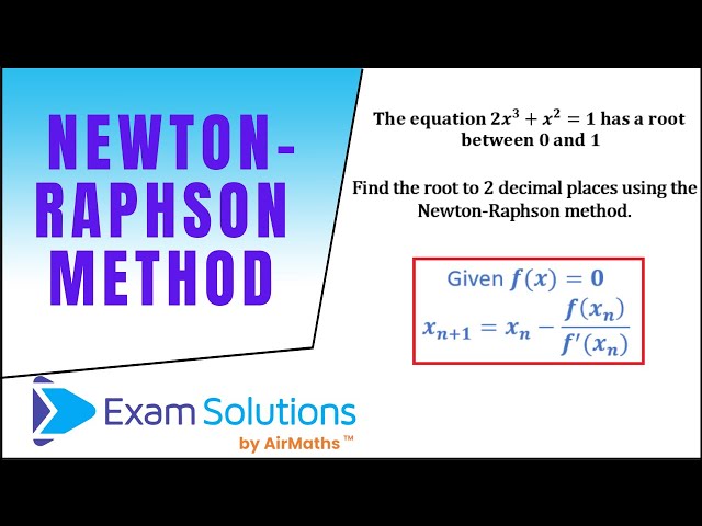 Understanding the Newton-Raphson Method: A Comprehensive Guide | Galaxy.ai