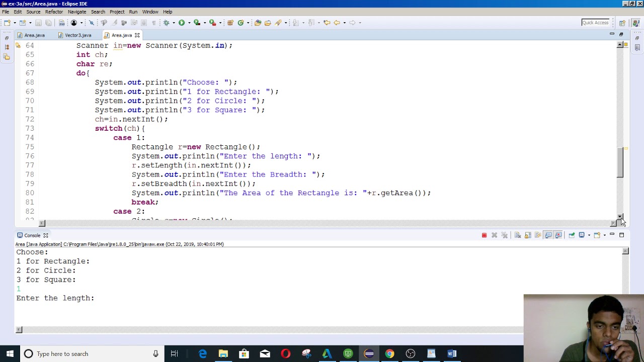 EXPERIMENT-3(B) OOPS LAB
