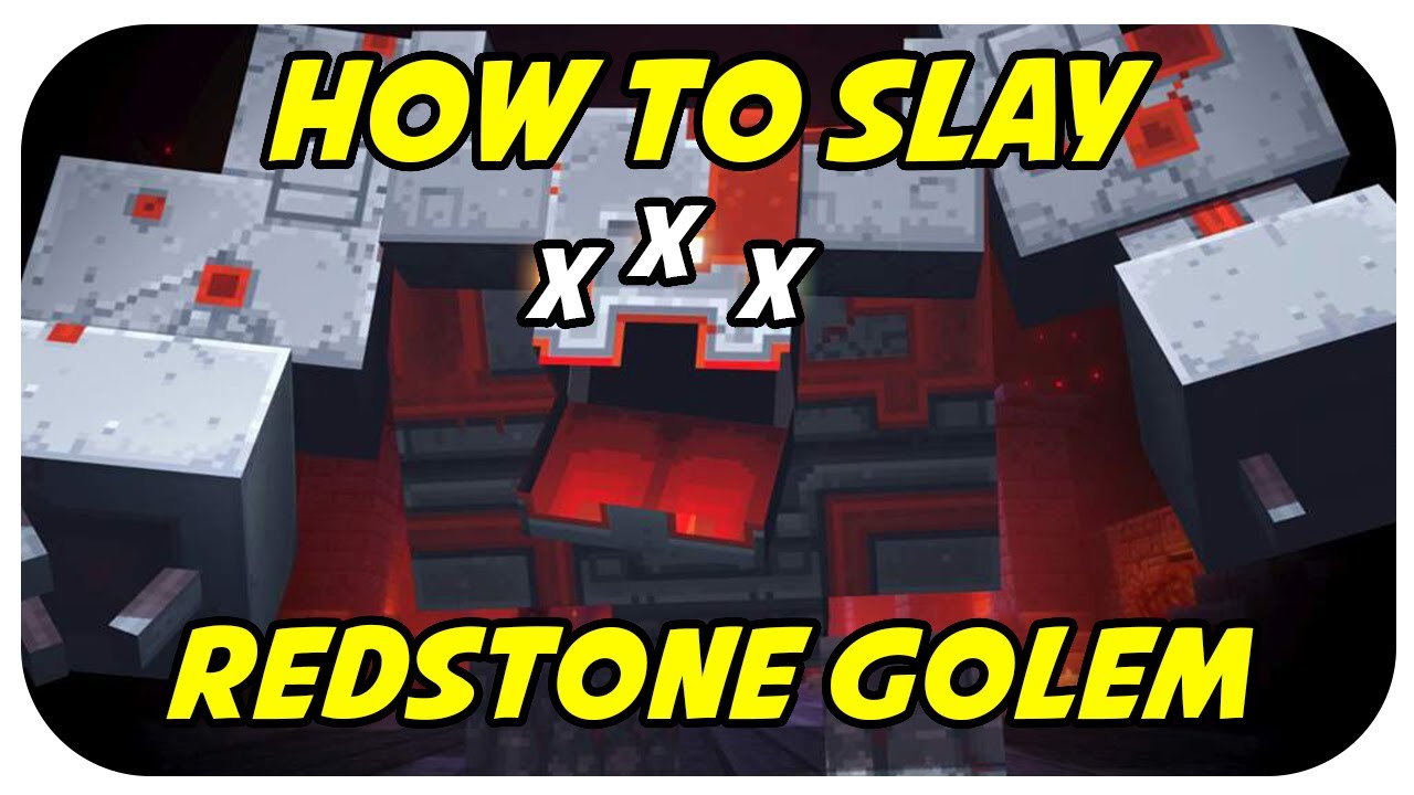 How to Kill Redstone Golems |Minecraft Dungeons Redstone Golem Guide|