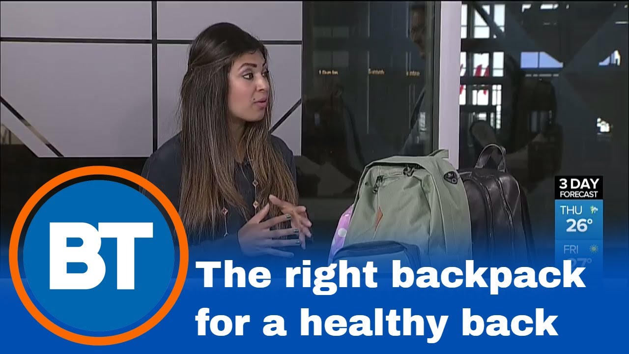 How to avoid back pains with the right backpack