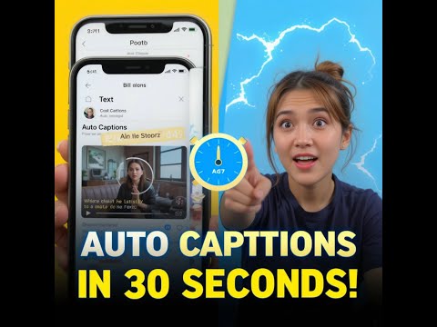 How to Add Auto-Captions in CapCut in 30 SECONDS