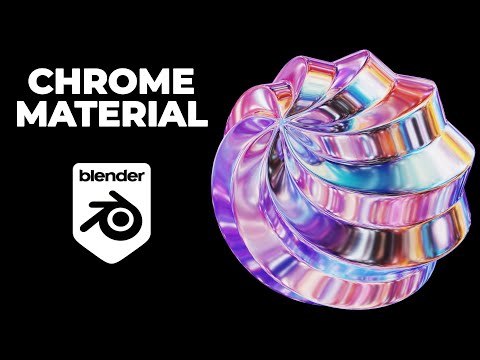 Chrome material in Blender