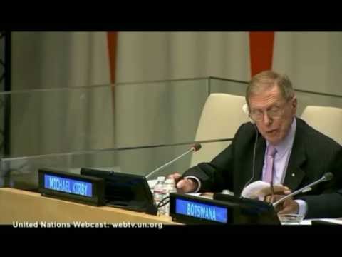 Epic Exchange Between Justice Kirby and DPRK Counselor Kim Song