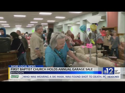 First Baptist Brandon holds annual garage sale