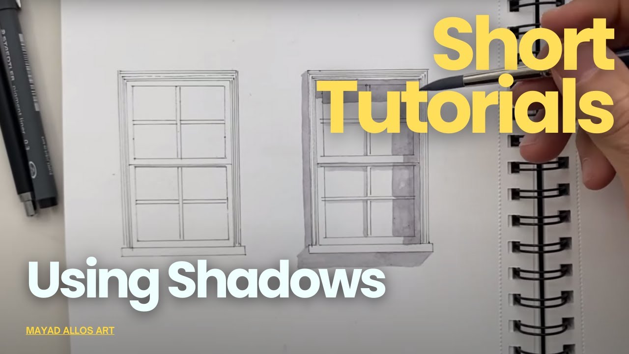 Creating depth using shadows - Short Tutorial