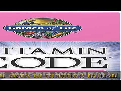Garden of Life Multivitamin for Women 50 & Over, Vitamin Code Women 50 & Wiser Multi - 120 Capsules