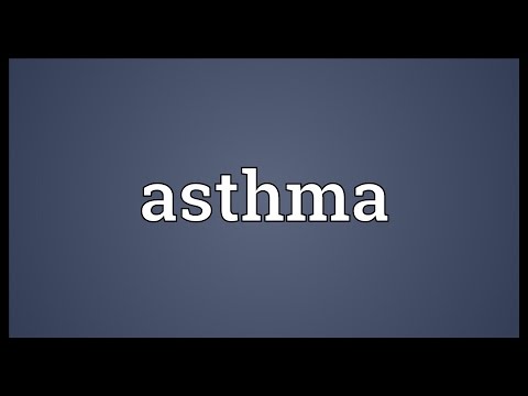 Asthma Meaning