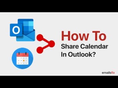 Tutorial: How to share a calendar in Outlook 2019
