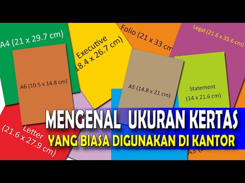 Mengenal Berbagai Ukuran Kertas yang Biasa Digunakan di Kantor