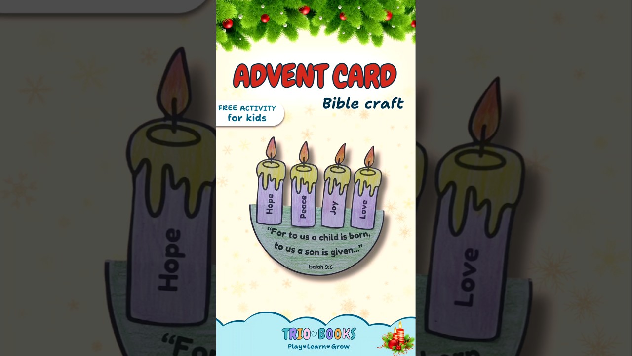 Advent Card for Kids: Fun & Faith-Filled Christmas Activities